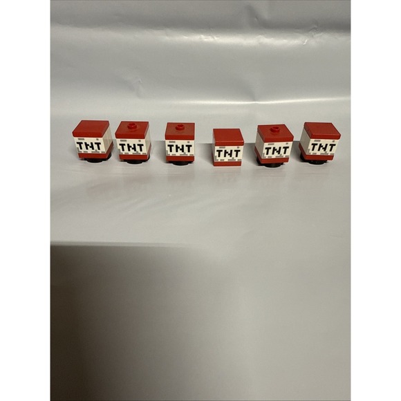Lego | Toys | 6 Lego Minecraft Tnt Bricks Block Piece | Poshmark